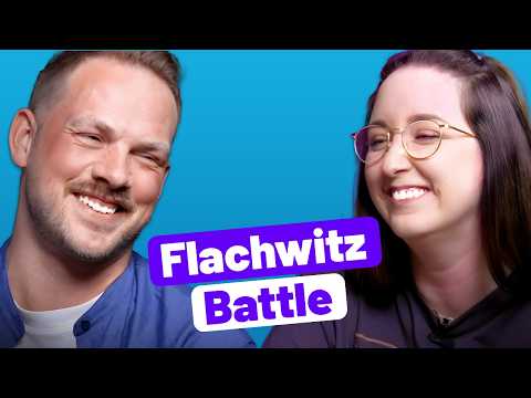 Flachwitz-Battle | Nicht lachen Challenge (mit Anna und Lennard)
