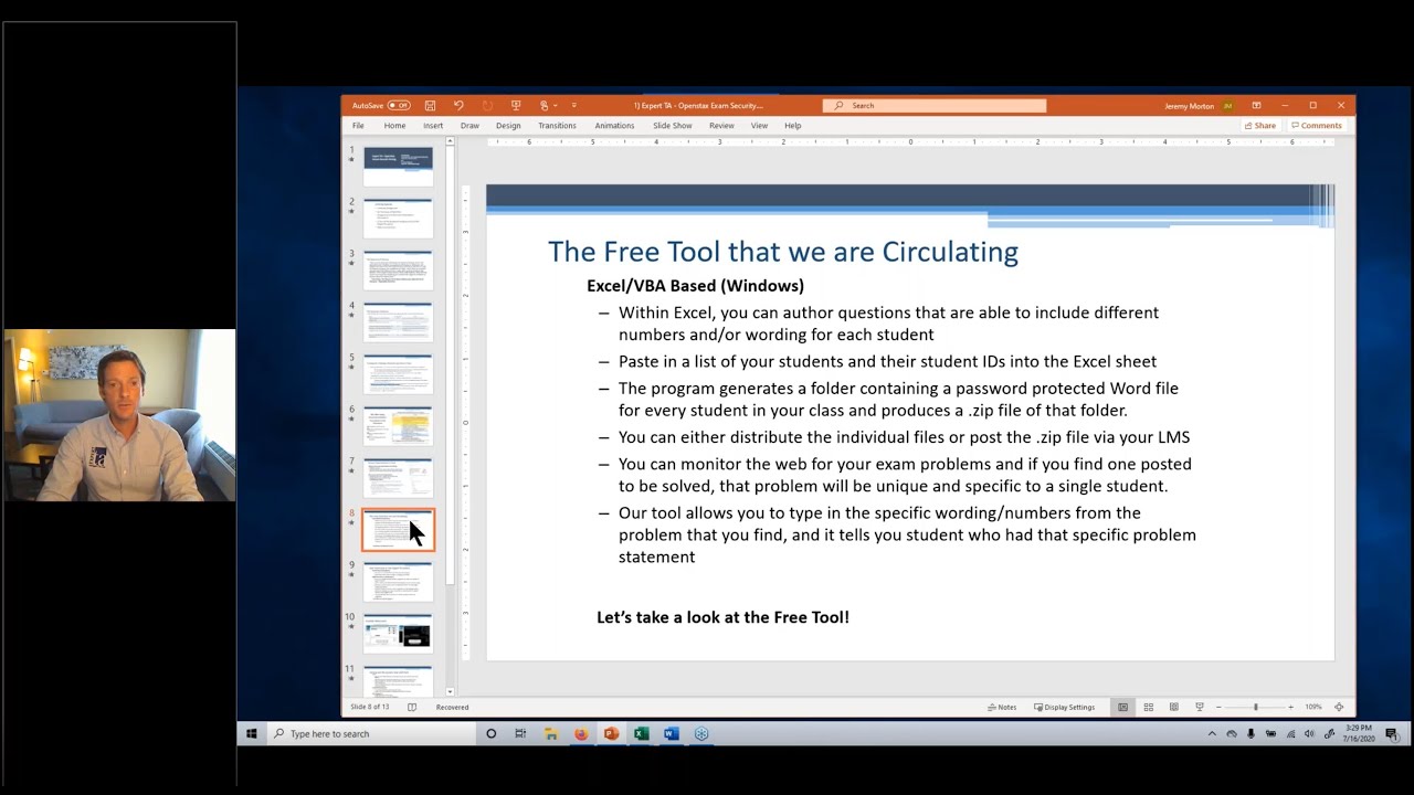 Expert TA & OpenStax - Exam Security Webinar - YouTube
