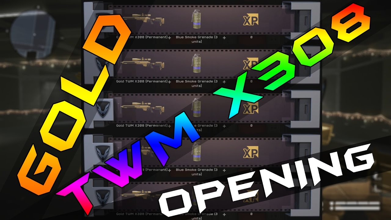 Warface - GOLD TWM X308 Box Opening (FINALLY LUCKY!) - YouTube