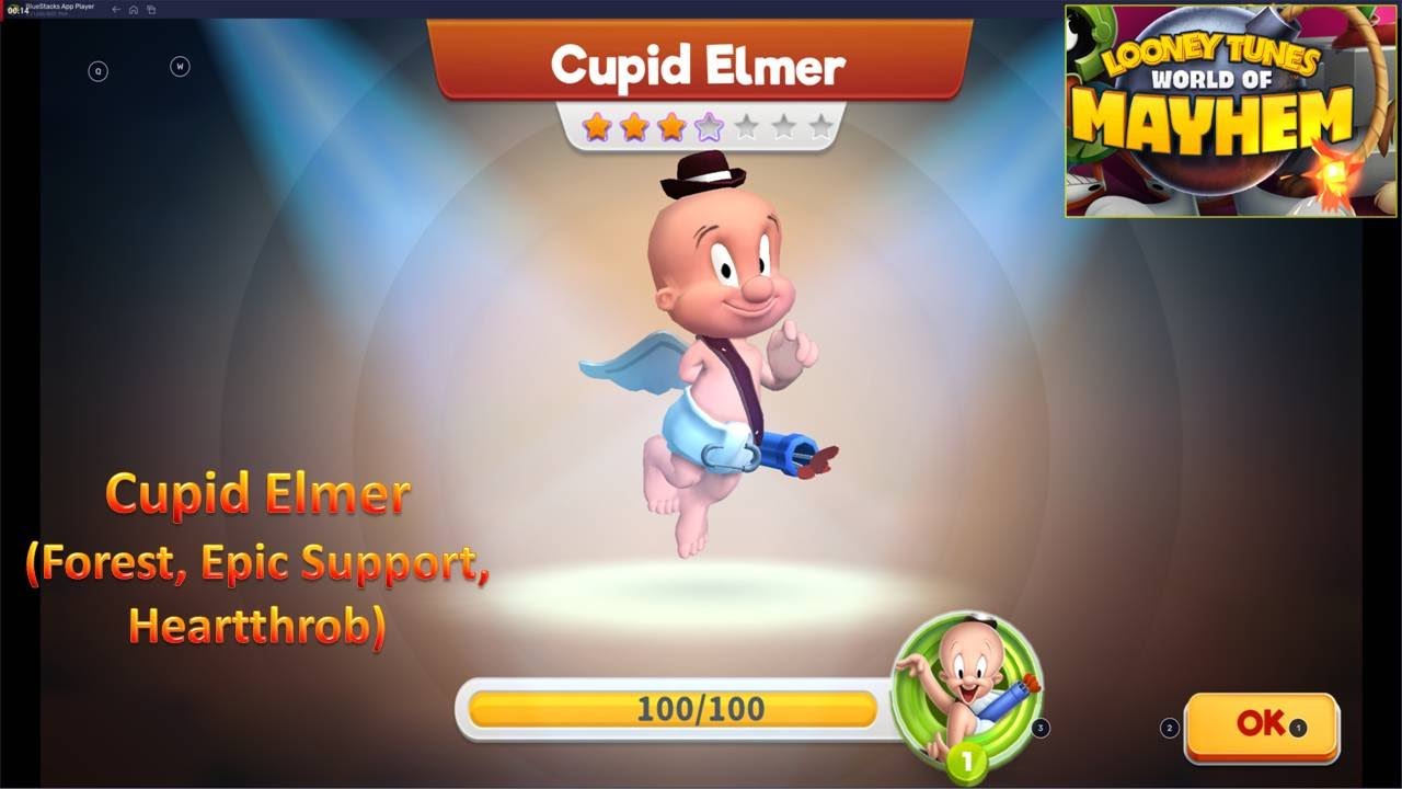 Looney Tunes World of Mayhem - Unlock Cupid Elmer (Epic Support ...