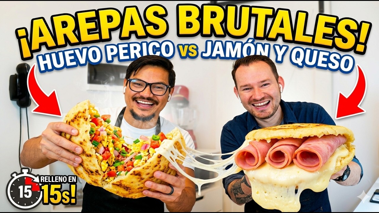 HACEMOS LAS MEJORES AREPAS RELLENAS HUEVO PERICO Y JAMON CON QUESO # ...