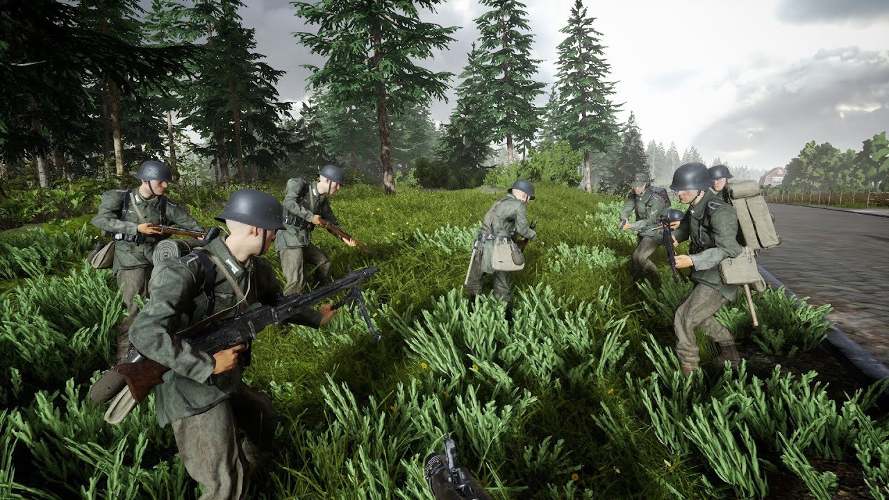 Squad 44 Doorwerth Defense | Squad 44 German Gameplay - YouTube