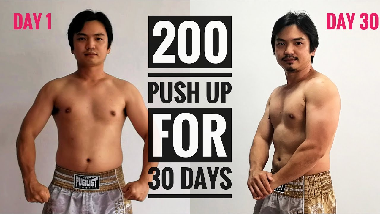 200 Push Ups a day for 30 Days | 30 Levels | Push Up Challenge | Epic ...