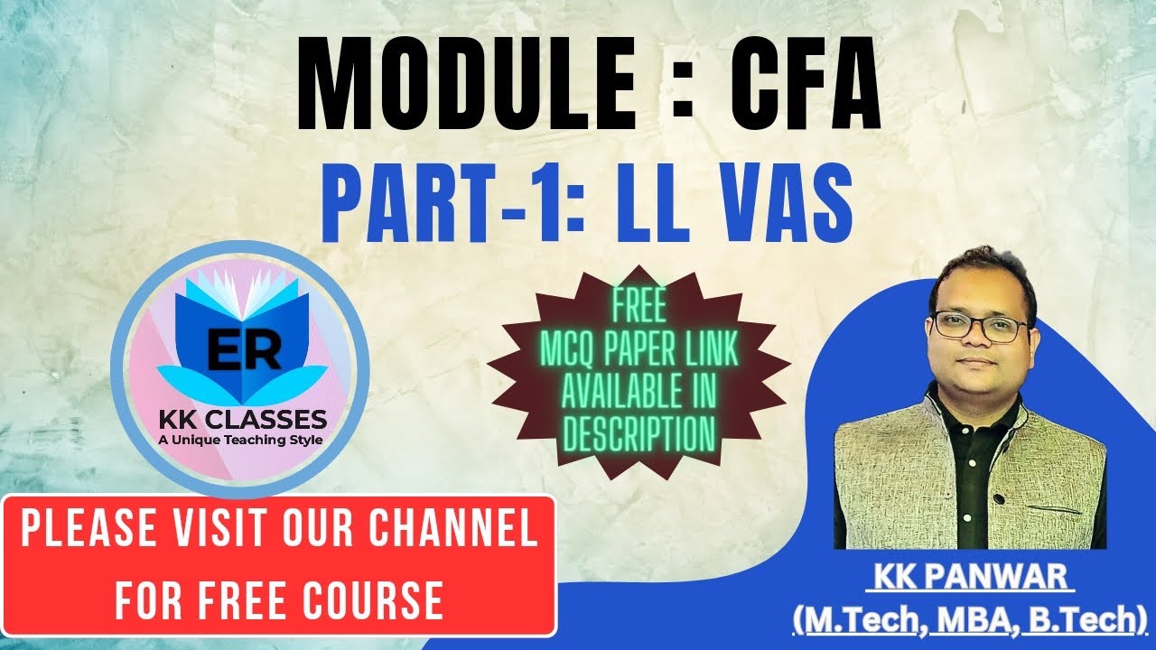 PART -1 LL VAS || MODULE (CFA) || BSNL LDCE JTO(T) TO SDE(T) #BSNL # ...