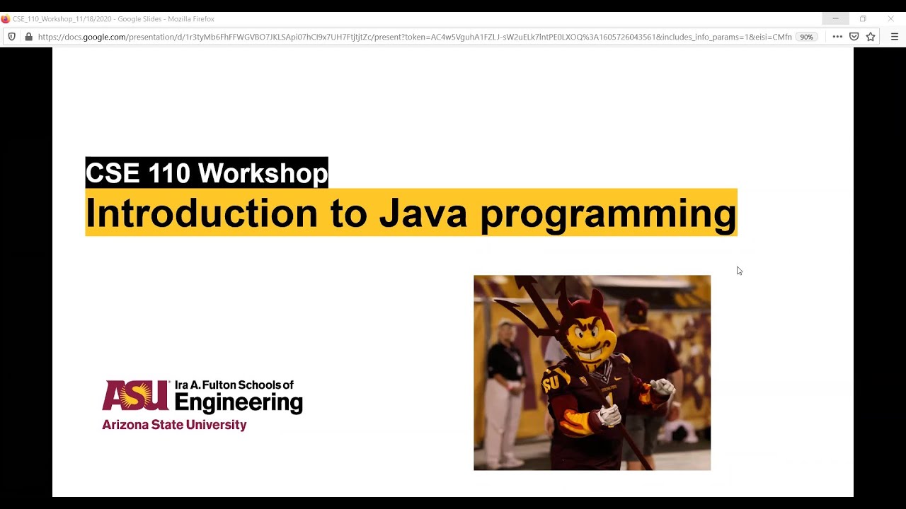 Cse 110 Full Workshop Youtube