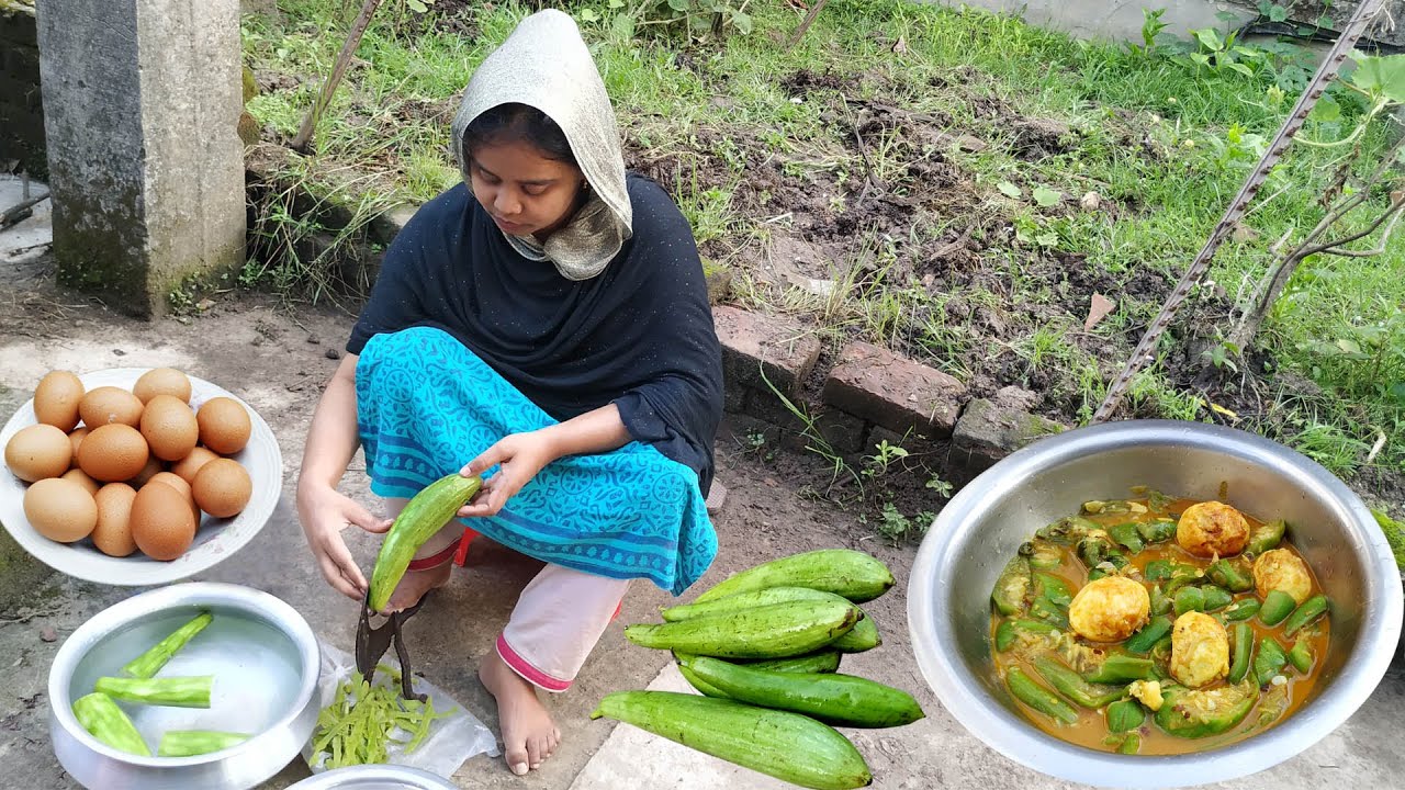 Village Food!! ভীষণ মজার গ্রামের এই সবজির রেসিপি আপনি আগে কখনো দেখেননি ...
