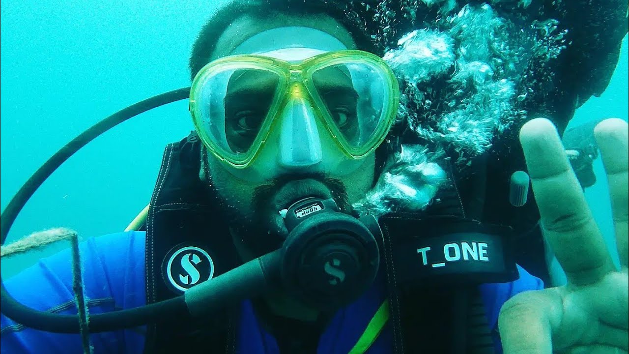 Crazy Scuba diving experience! In pondicherry - YouTube