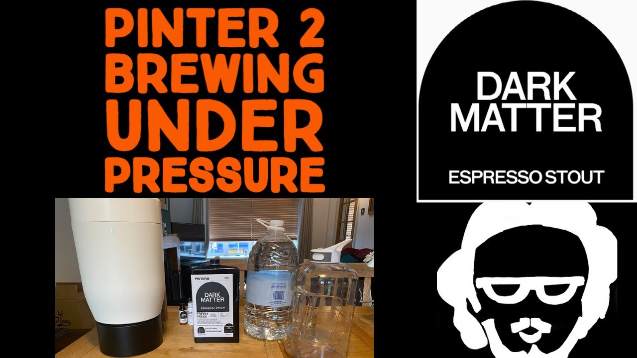 Pinter 2 #7 Dark Matter Stout purify, set up ready for brewing. - YouTube