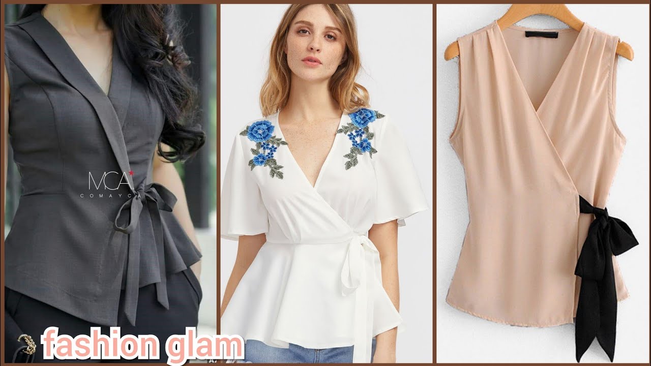top stylish and elegant women's summer blouse and top designs 2019 ...