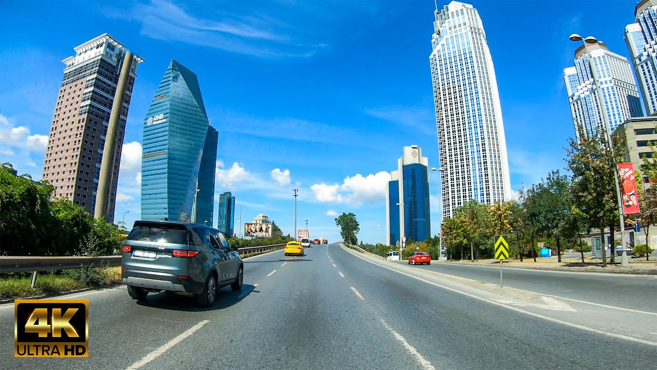 Istanbul Drive through the European side[4K60fps]- Summer 2021 - YouTube