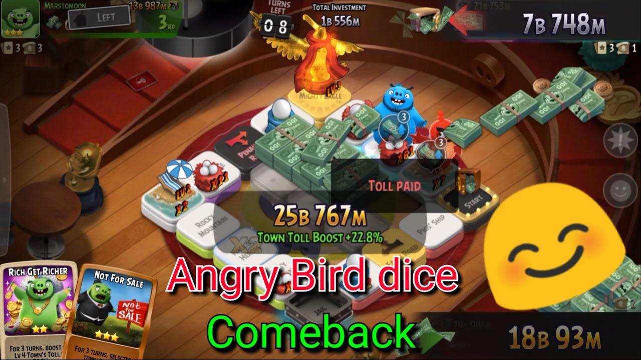Angry Bird dice Gameplay (4) - YouTube