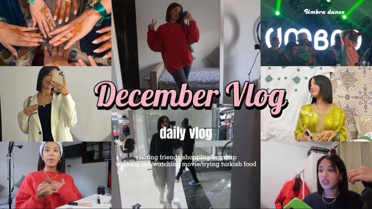 ☃️ DECEMBER VLOG | Days in my life ☔️💖 - YouTube