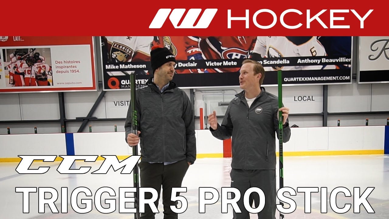 CCM RibCor Trigger 5 Pro Stick // On-Ice Insight - YouTube