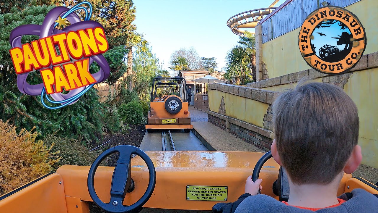Dinosaur Tour Co. Full Experience in Lost Kingdom at Paultons Park (Dec ...