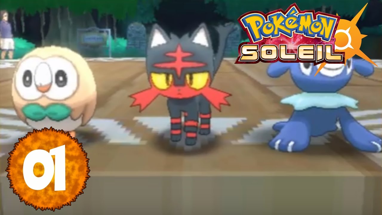 Pokemon Soleil #01 : LE CHOIX DU STARTER ! - YouTube