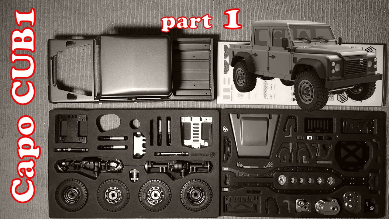 Capo CUB1 1/18 full metal Defender – Part 1: Unboxing - YouTube