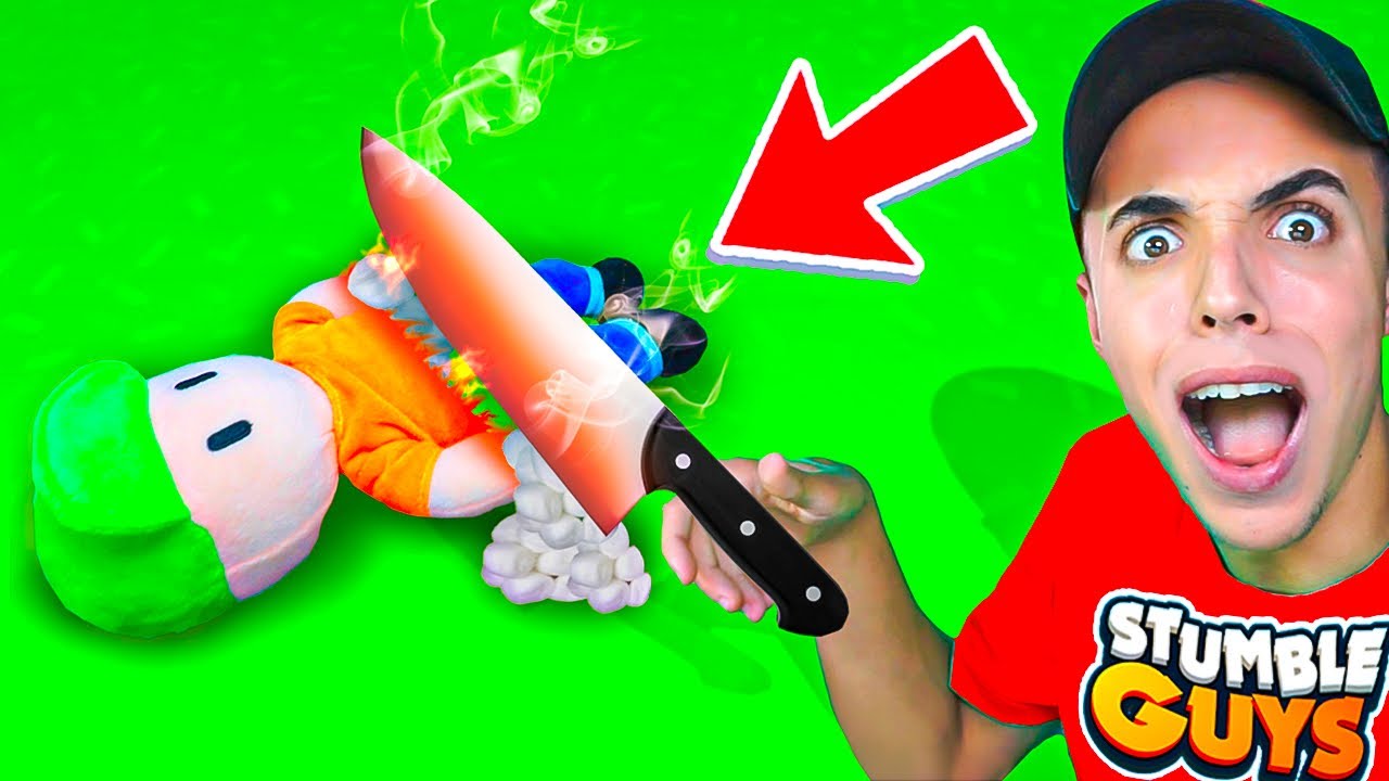 MR.STUMBLE vs CUCHILLO A 1000 GRADOS... 😰 STUMBLE GUYS - YouTube