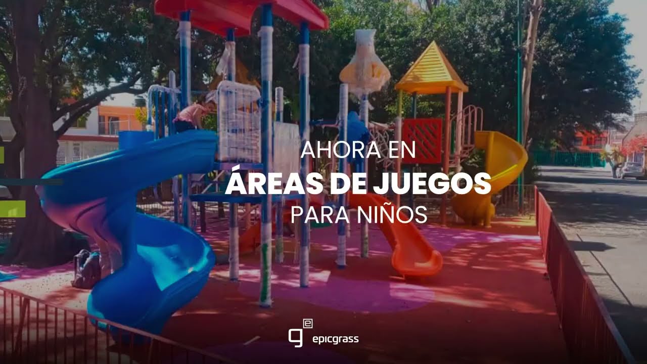 Epic Grass - Pasto Sintético en áreas de juegos para niños. - YouTube