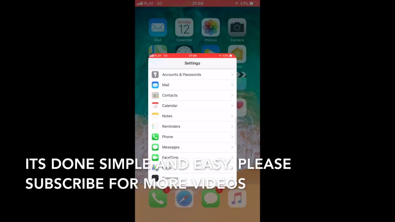 HOW TO DISABLE OR ENABLE CALL WAITING IN IOS 11 IPHONE - YouTube