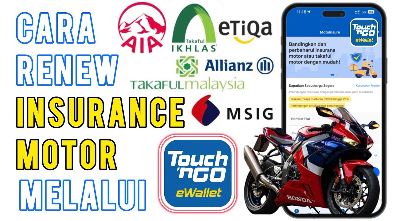 Cara Renew Insurans Motor Online - YouTube
