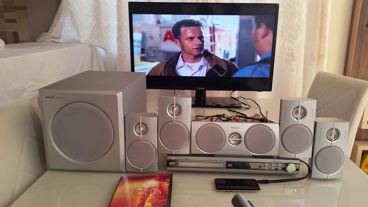 Home Theater com DVD Philips (VENDIDO). - YouTube