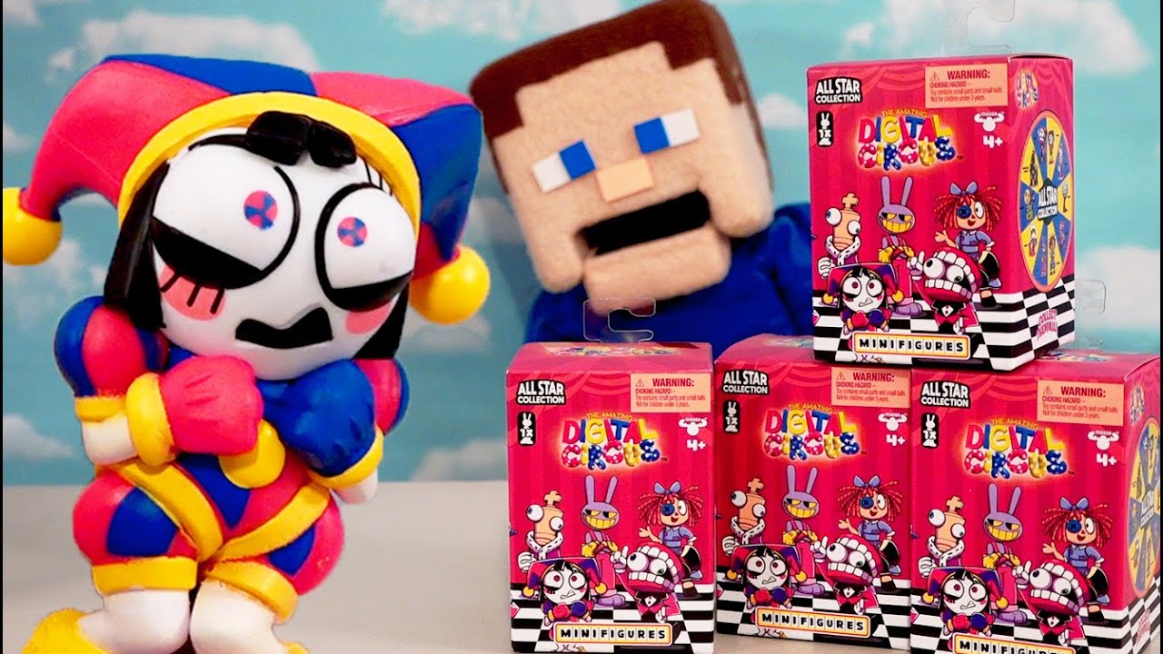 Amazing Digital Circus: Pomni Mini Figures Blind Boxes Unboxing - YouTube