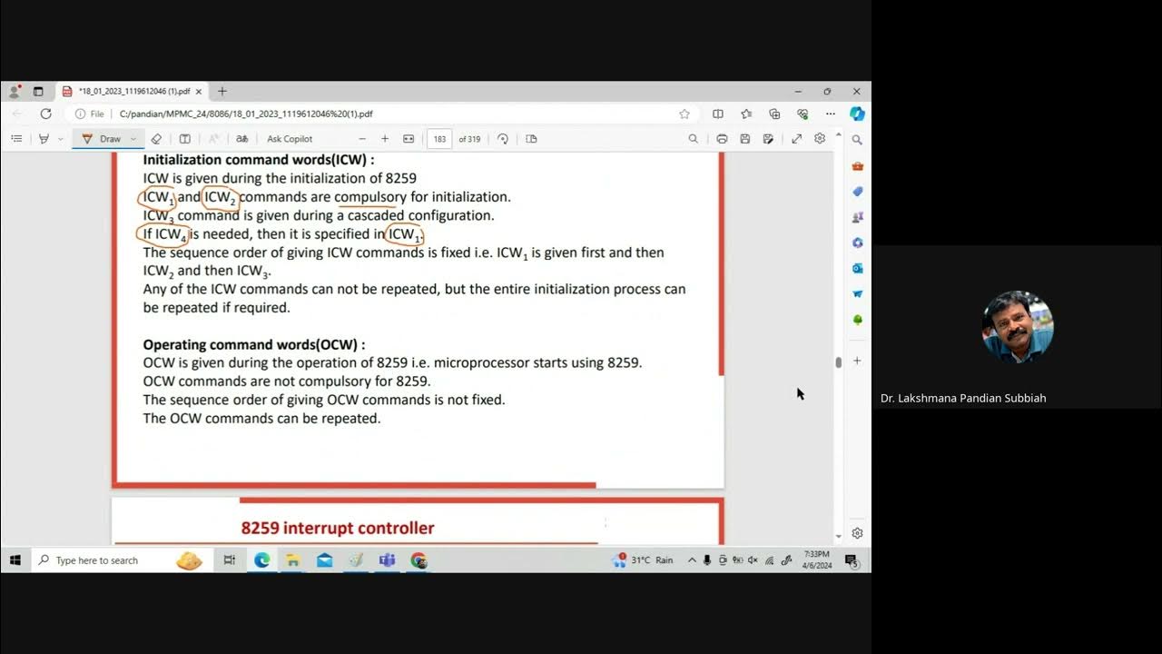 8259 Programmable interrupt controller and the DMA concept - YouTube