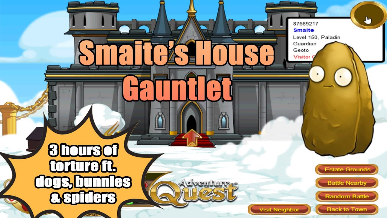 AQ | Adventure Quest | Battleon | Smaite's House Gauntlet Challenge ...