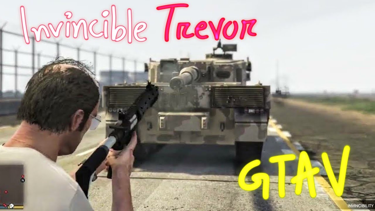 Invincible Trevor VS Tanks & Military in GTA V | GTA V | Gameplay - YouTube