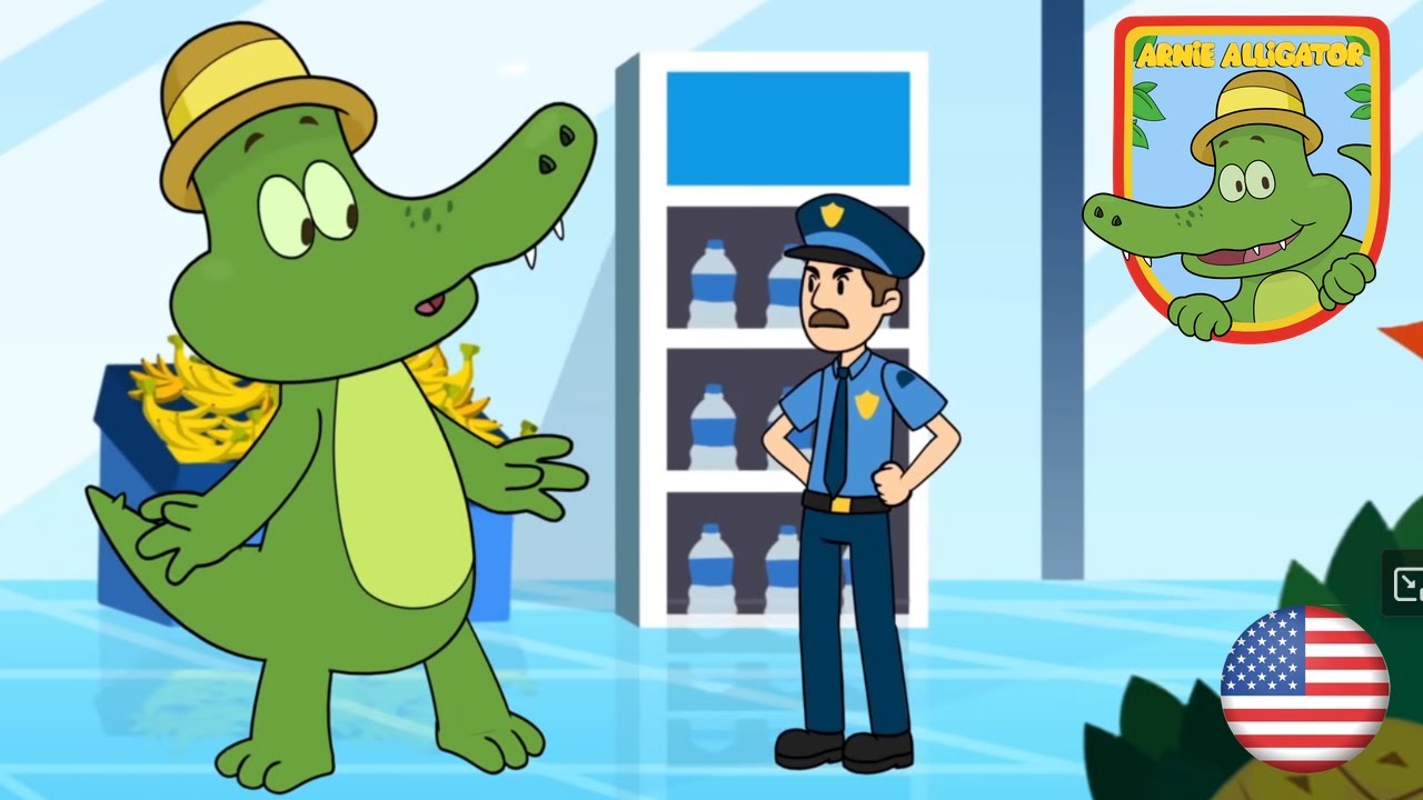 Walking Talking Arnie Alligator I Music for Kids I Cartoons for ...