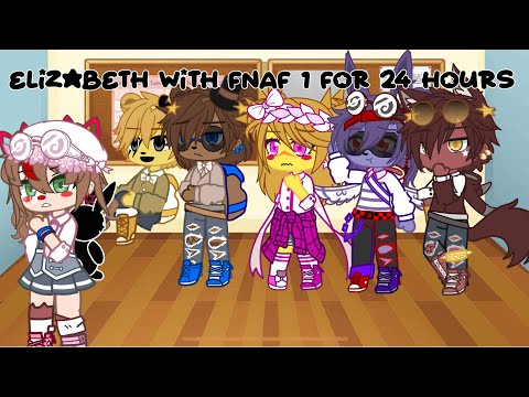 Elizabeth Afton in a room with FNAF 1 for 24 Hours || FNAF AU