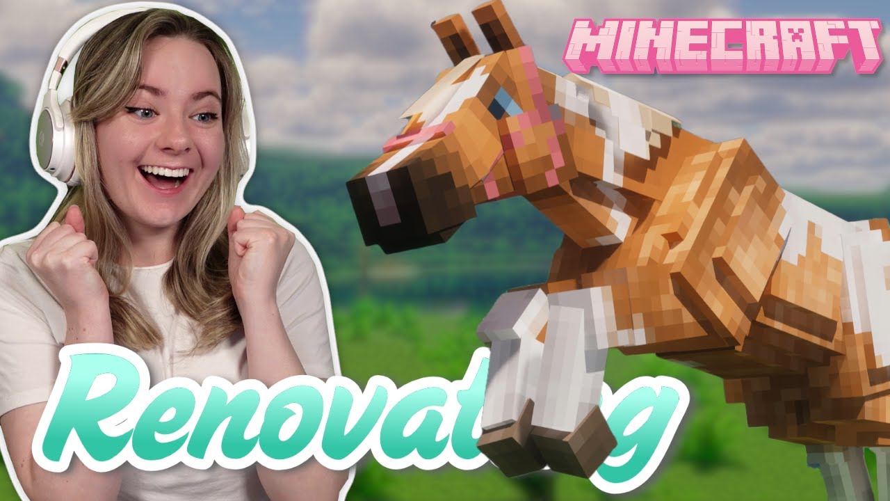 BUILDING MY DREAM STABLES - Minecraft SWEM Horse Barn - YouTube