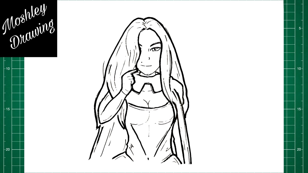 How to Draw Sarah Sanderson from Hocus Pocus - YouTube