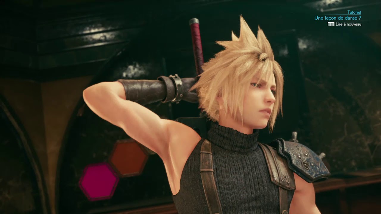 FINAL FANTASY VII REMAKE Cloud dancing! - YouTube