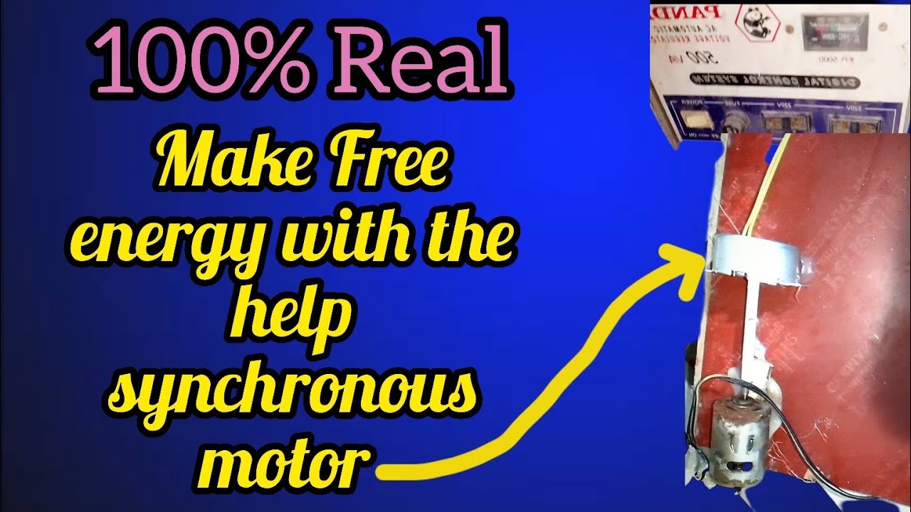 Make mini Generator By using synchronous motor/swing motor || made 220v ...