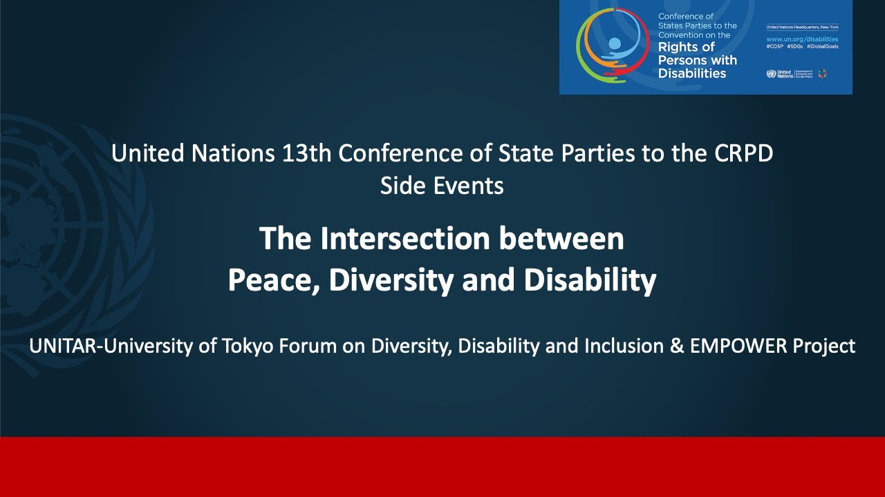 The Intersection between Peace, Diversity and Disability - YouTube