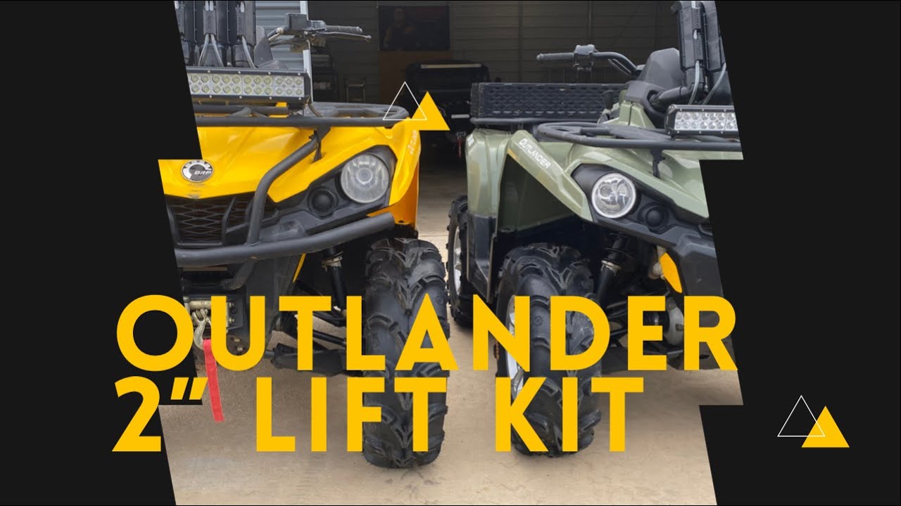 Can-am Outlander 450 - 2" Lift Kit - YouTube