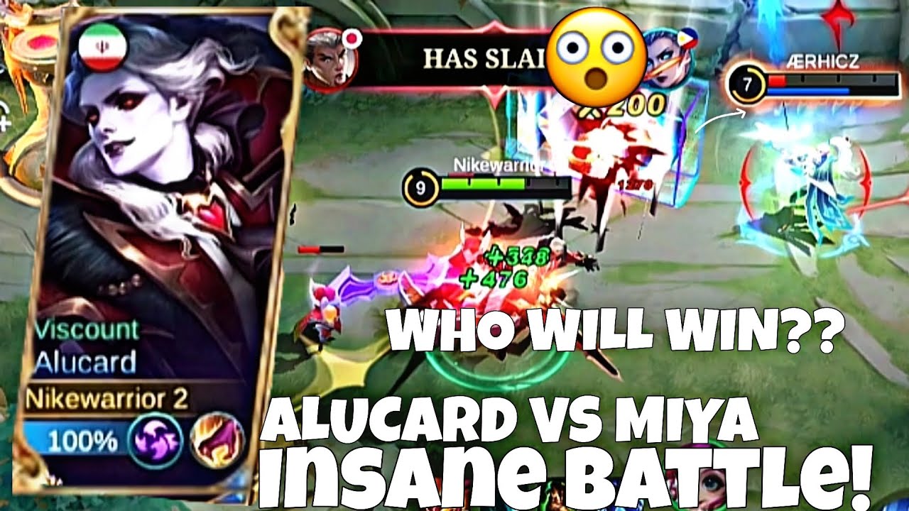 ALUCARD FREESTYLE GAMEPLAY MLBB INTENSE BATTLE FOR THEM - YouTube