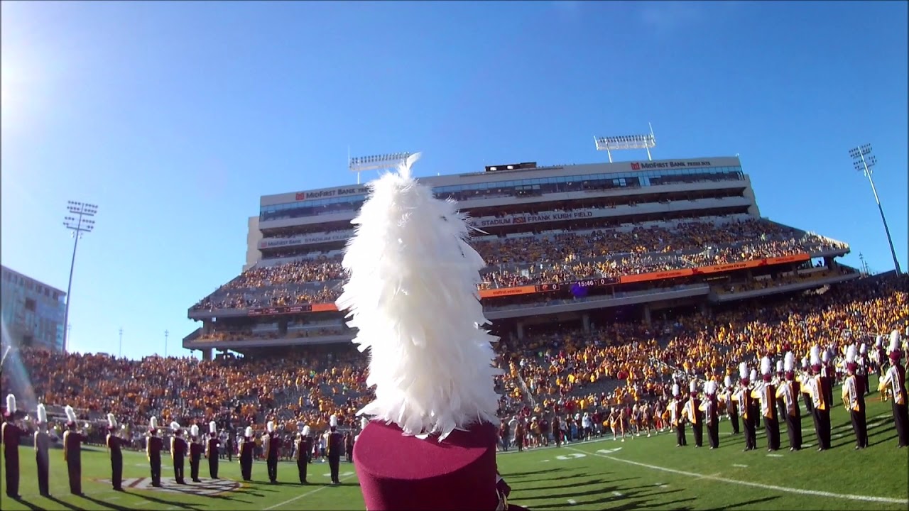 ASU Sun Devil Marching Band - GoPro Pregame 11/25/2017 - YouTube