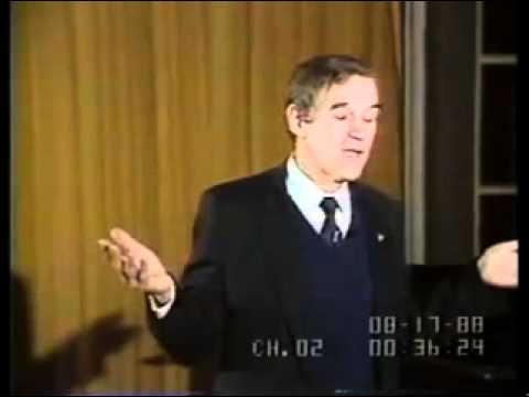 Ron Paul Presidential Campaign Speech 4 4 1988 - YouTube