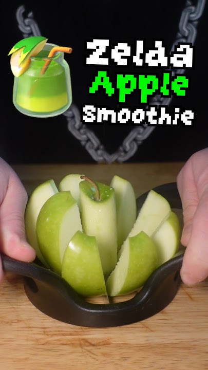 How to make Zelda Echoes of Wisdom Apple Smoothie! #shorts - YouTube