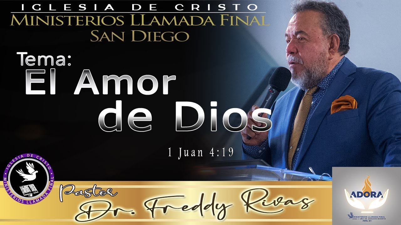 El Amor de Dios │MLLFSD Live│Pastor Freddy Rivas - YouTube
