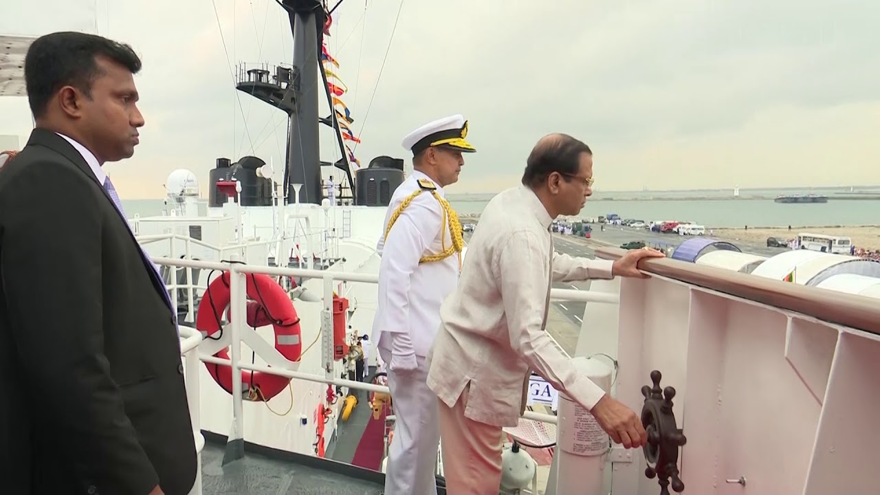 His Excellency the President commissions P 626 as SLNS Gajabahu at ...