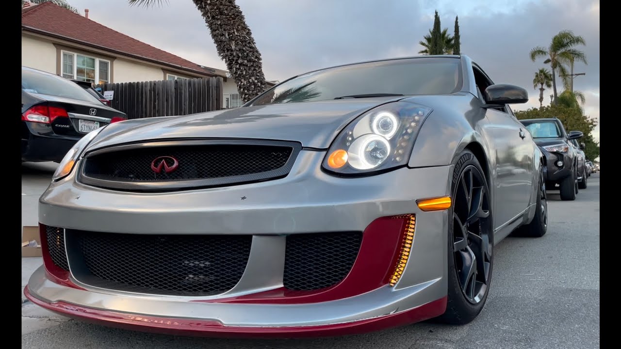 G35 Side Marker Turn Signal Mod & New Sequential Light Strips - YouTube