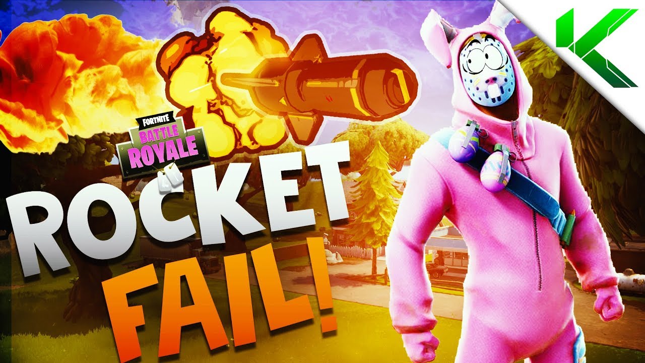 ROCKET FAIL! FUNNY MOMENTS! - Fortnite Battle Royale - YouTube