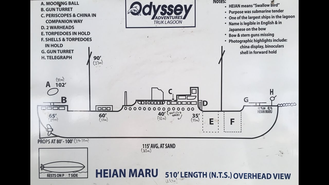 Hian Maru Wreck Dive Truk Lagoon - YouTube