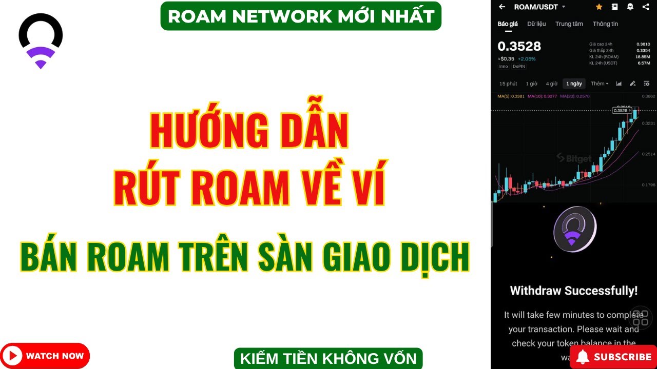 Roam Airdrop - Hướng Dẫn Rút ROAM Về Ví Và Bán Trên Sàn Giao Dịch (Chi ...