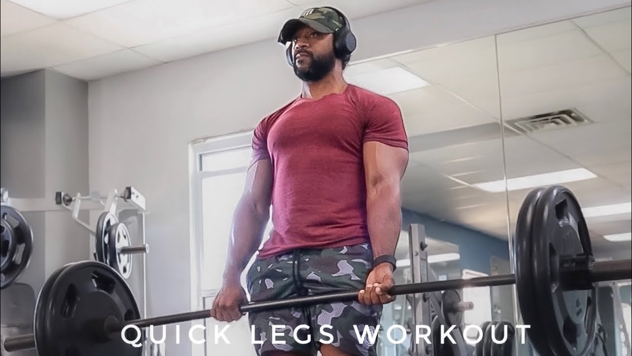This Out This Quick Strength Leg Workout For Bigger Legs - YouTube