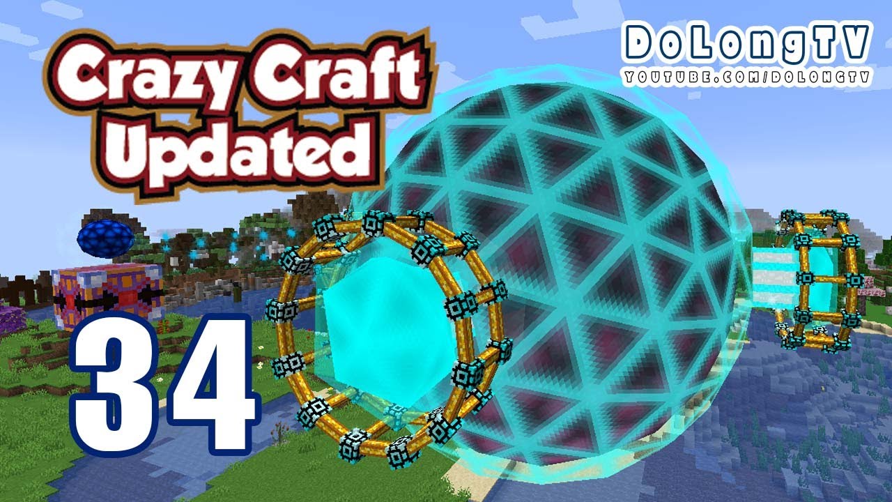 Crazy Craft UPDATED E34 - CẦU NĂNG LƯỢNG - YouTube