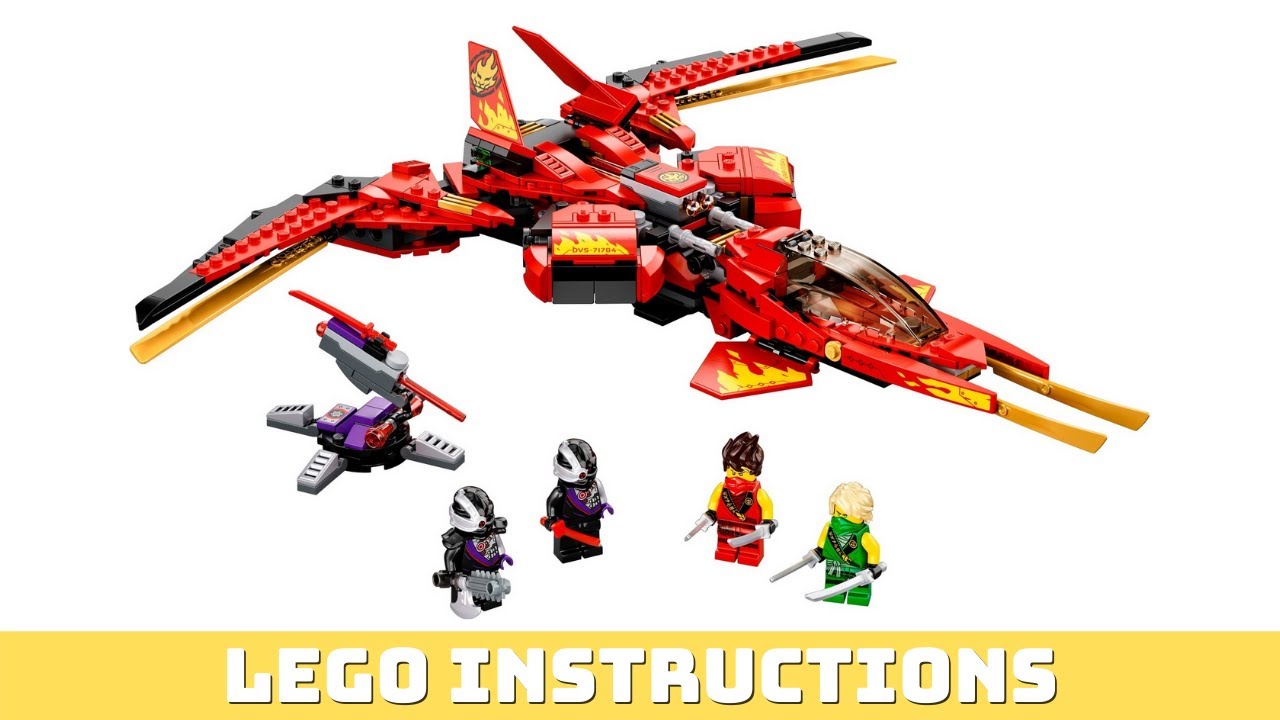 LEGO instructions | Ninjago | 71704 | Kai Fighter - YouTube